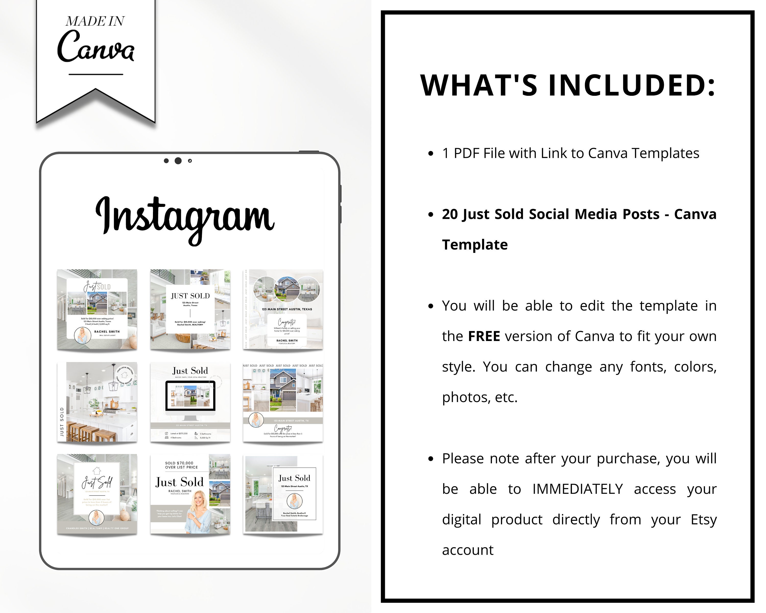 20 Just Sold Social Media Posts | Listing Updates | Just Sold Instagram ...