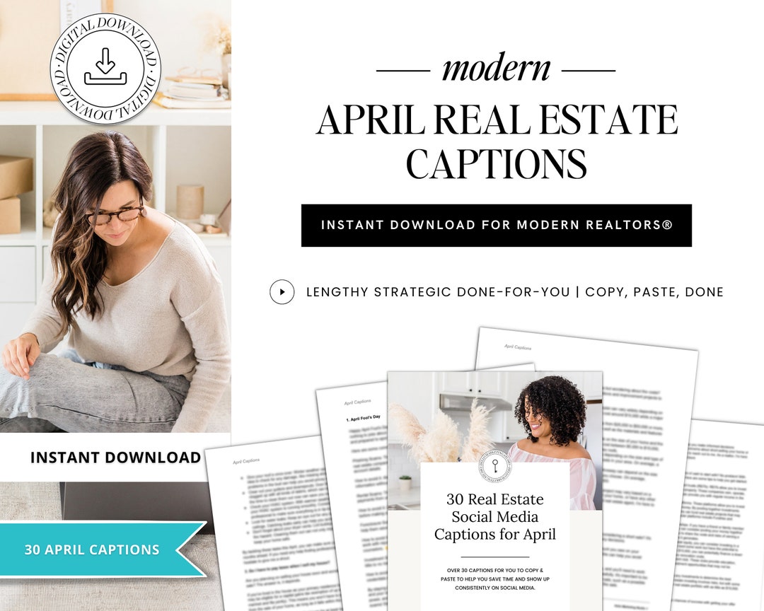 30 April Real Estate Captions | Real Estate Instagram Captions | Real ...