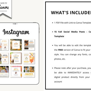 Fall Instagram Social Media Posts | Pumpkin Spice Real Estate | Fall ...