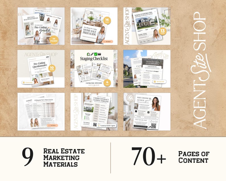 Pre-listing Bundle | Listing Presentation | Canva Template | Pre ...