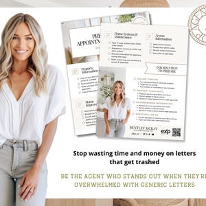 Pre-listing Appointment Checklist | Listing Presentation Prep | Canva ...