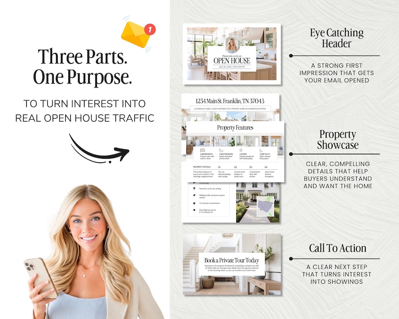 Open House Announcement Email Template | Open House Invitation | Open ...