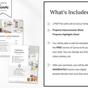 Home Listing Flyers | Open House Packet| Real Estate Marketing ...