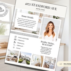 Open House Packet | Listing Flyer | Open House Sign in Sheet | Real ...