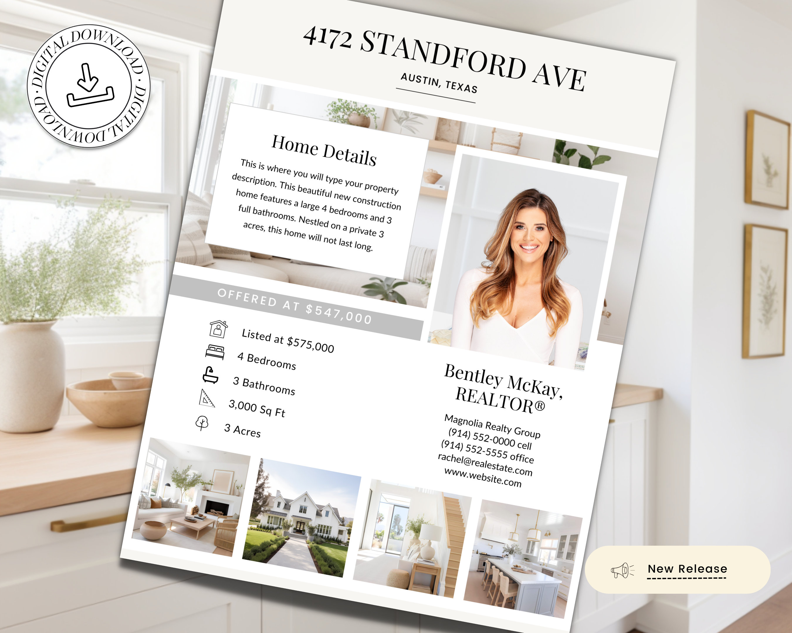 Open House Packet | Listing Flyer | Open House Sign in Sheet | Real ...