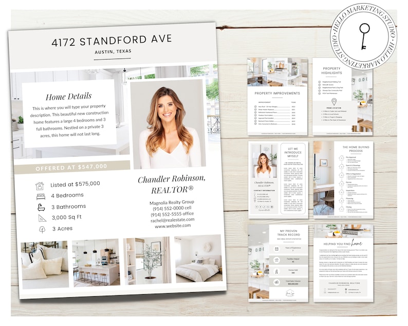 Open House Packet Listing Flyer Open House Sign in Sheet - Etsy