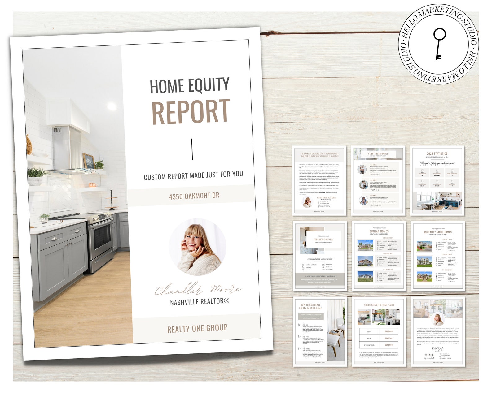 Home Equity Report CMA Packet Clients Comparative Market - Etsy