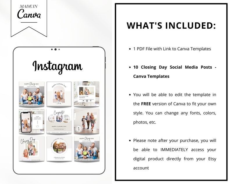 10 Closing Day Social Media Posts | Social Media Real Estate | Real ...