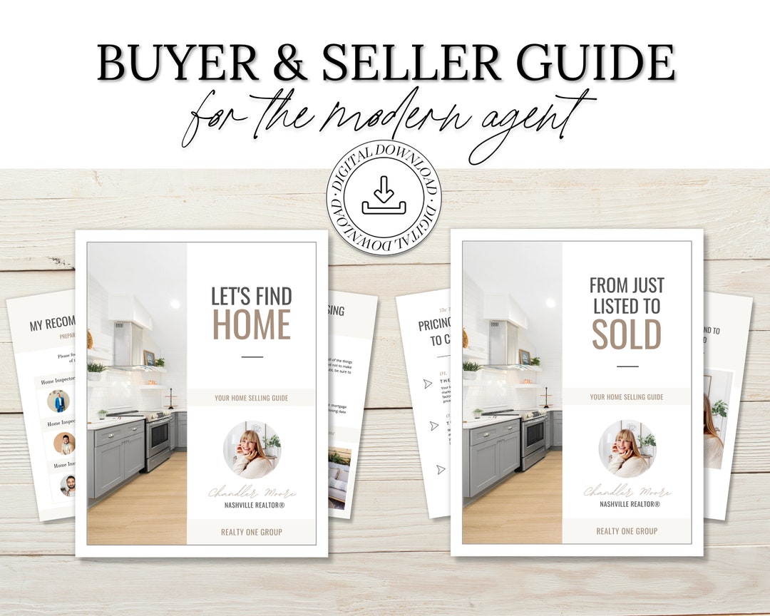 Real Estate Seller Guide & Home Buyer Guide Bundle | Real Estate ...