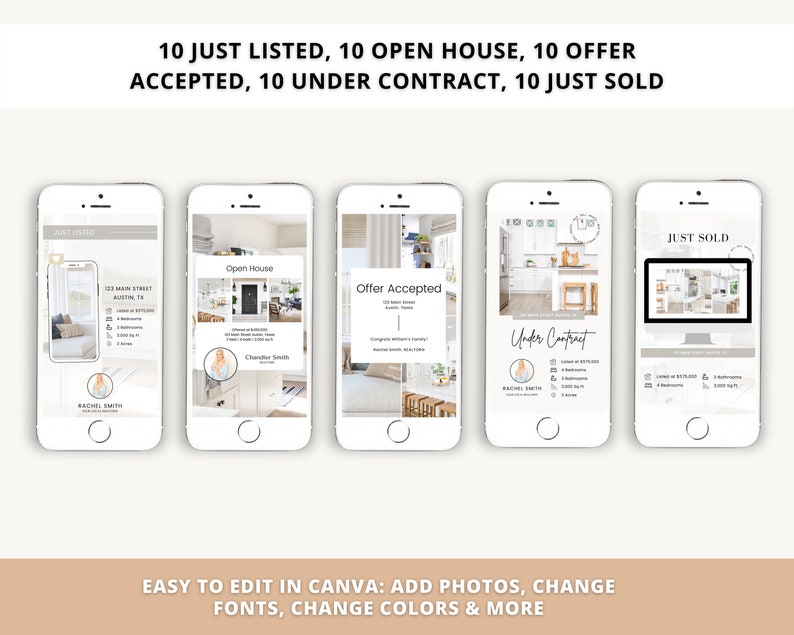 50 Listing Updates Stories Posts | Real Estate | Social Media for ...