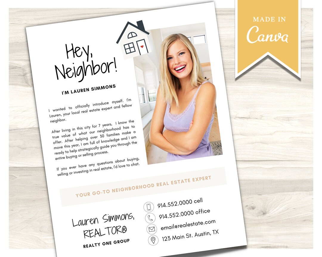 Real Estate Introduction Flyer | Real Estate Marketing Templates | New ...
