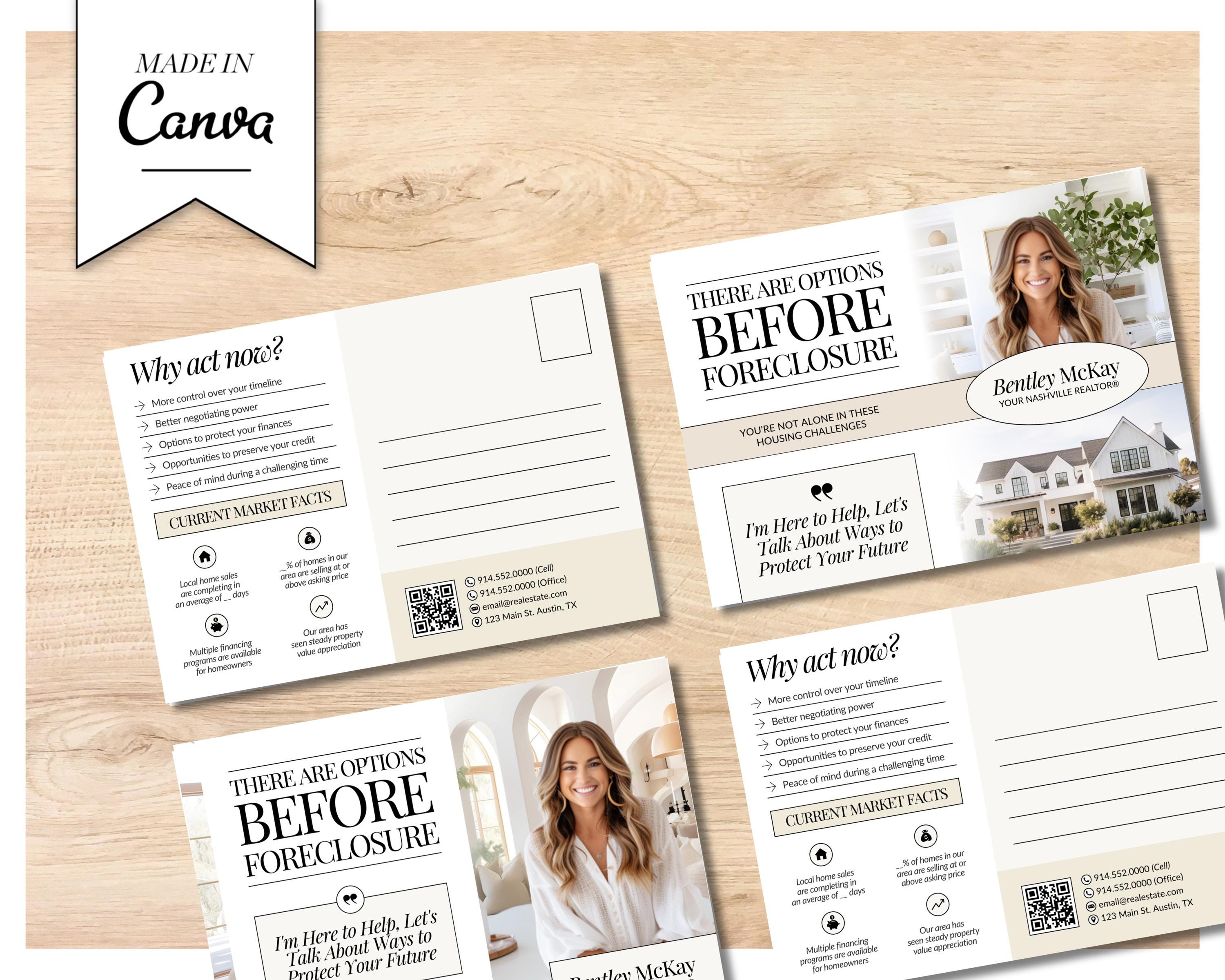 Foreclosure Real Estate Flyer | Real Estate Marketing | Canva Template ...