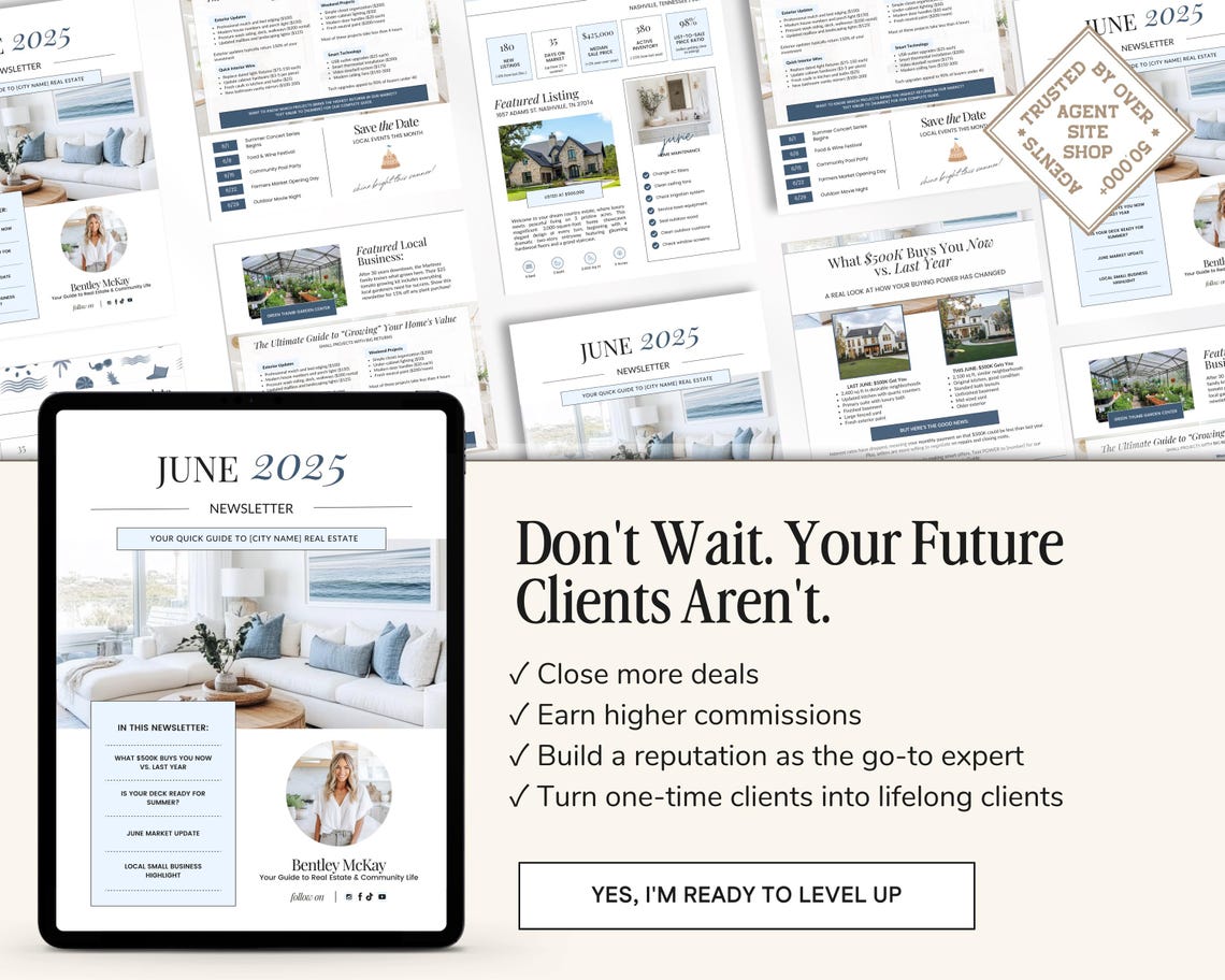 June Real Estate Newsletter | Real Estate Marketing | Monthly Real ...