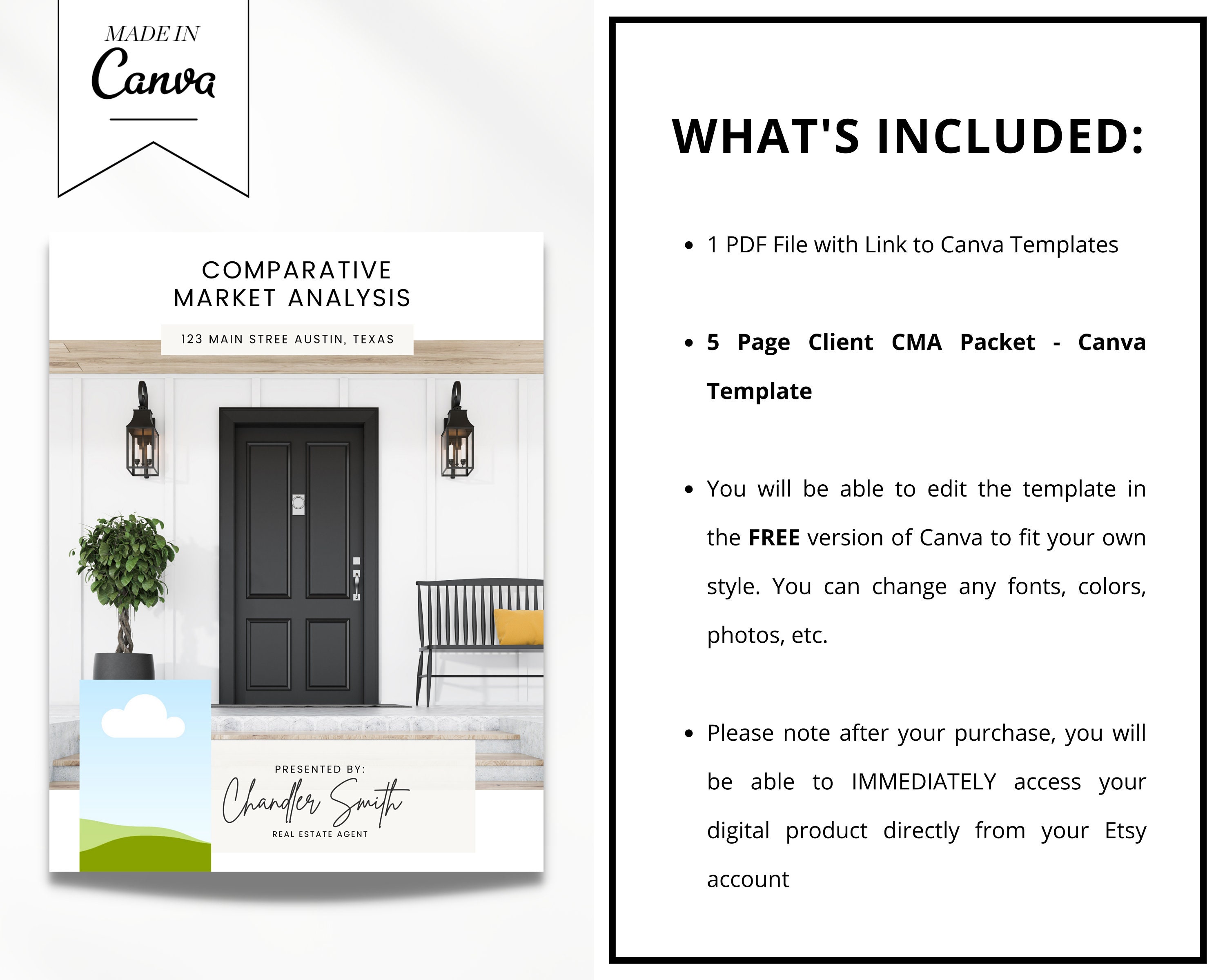 CMA Packet for Clients Comparative Market Analysis Listing - Etsy Canada