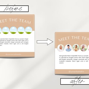 Vol 1 | 10 Meet the Team Social Media Posts | Real Estate Instagram ...