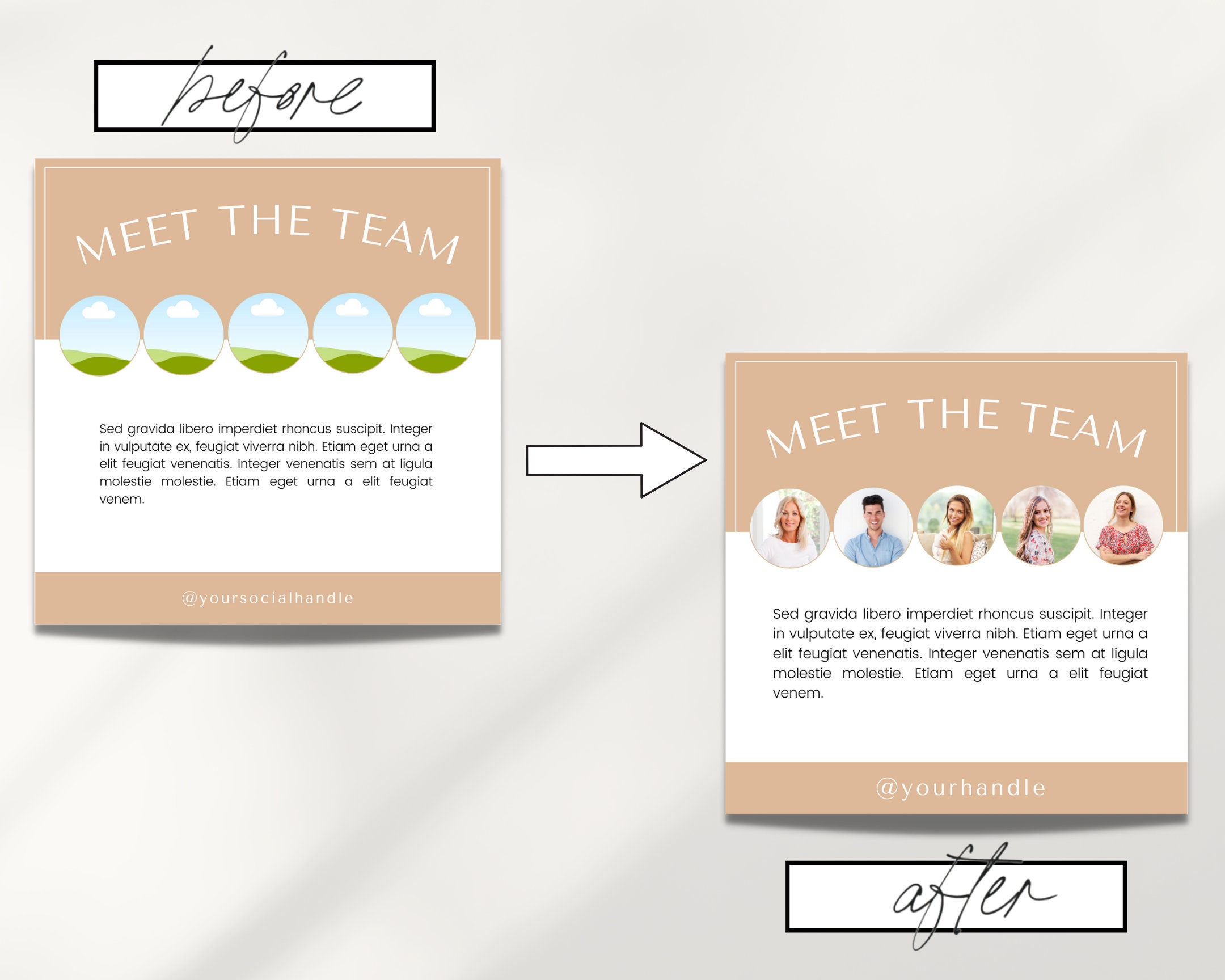 Vol 1 10 Meet the Team Social Media Posts Real Estate - Etsy Canada