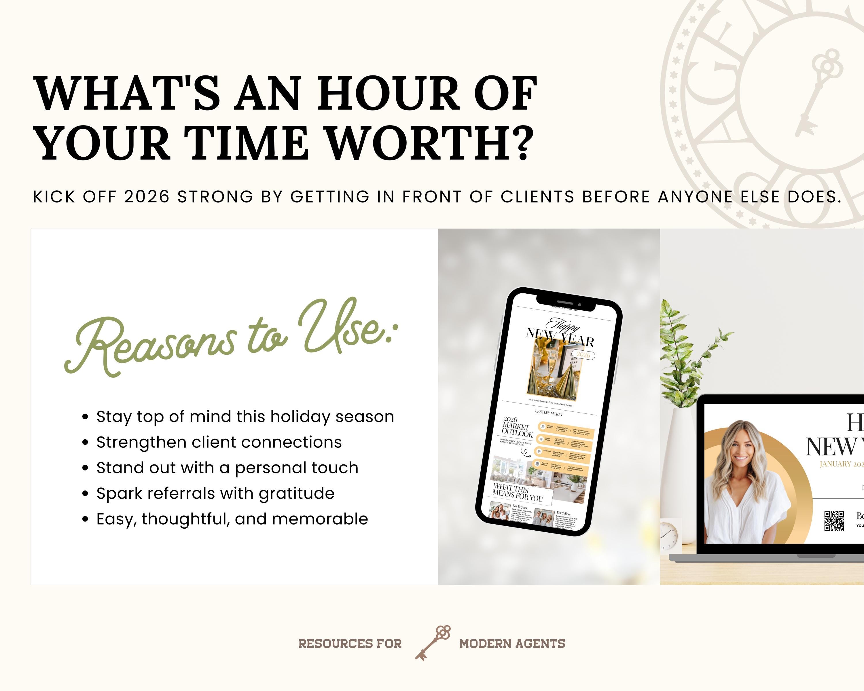 2026 New Year Email Template for Realtors | January Email Newsletter ...