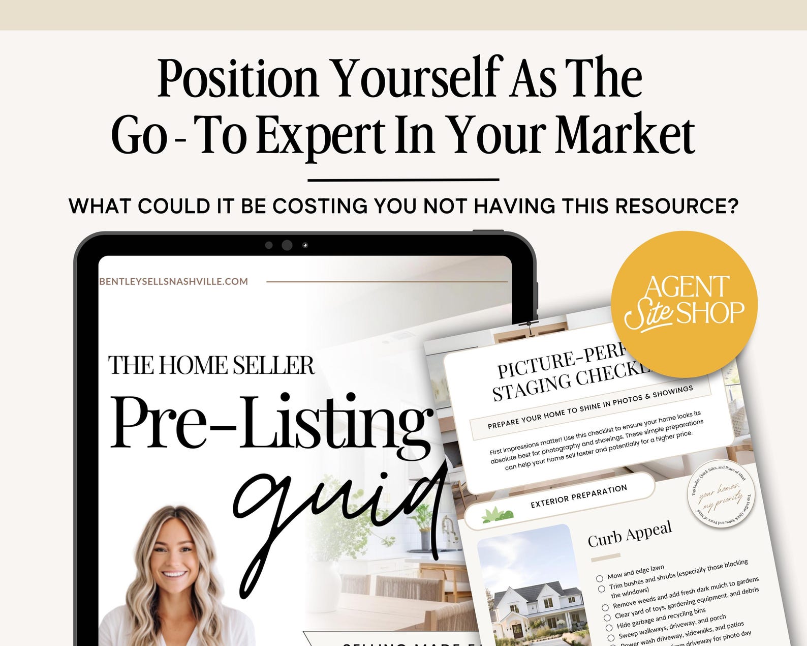 Pre-listing Bundle | Listing Presentation | Canva Template | Pre ...