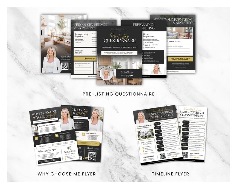 Pre-listing Kit Box for Real Estate Agents, Pre-listing Box Cover ...