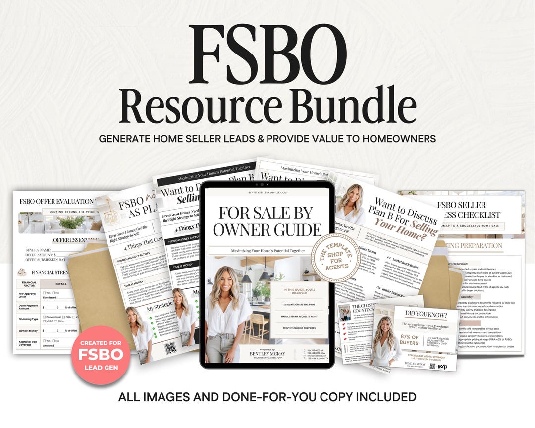 For Sale by Owner Bundle | FSBO Guide | FSBO Lead Generation Bundle ...