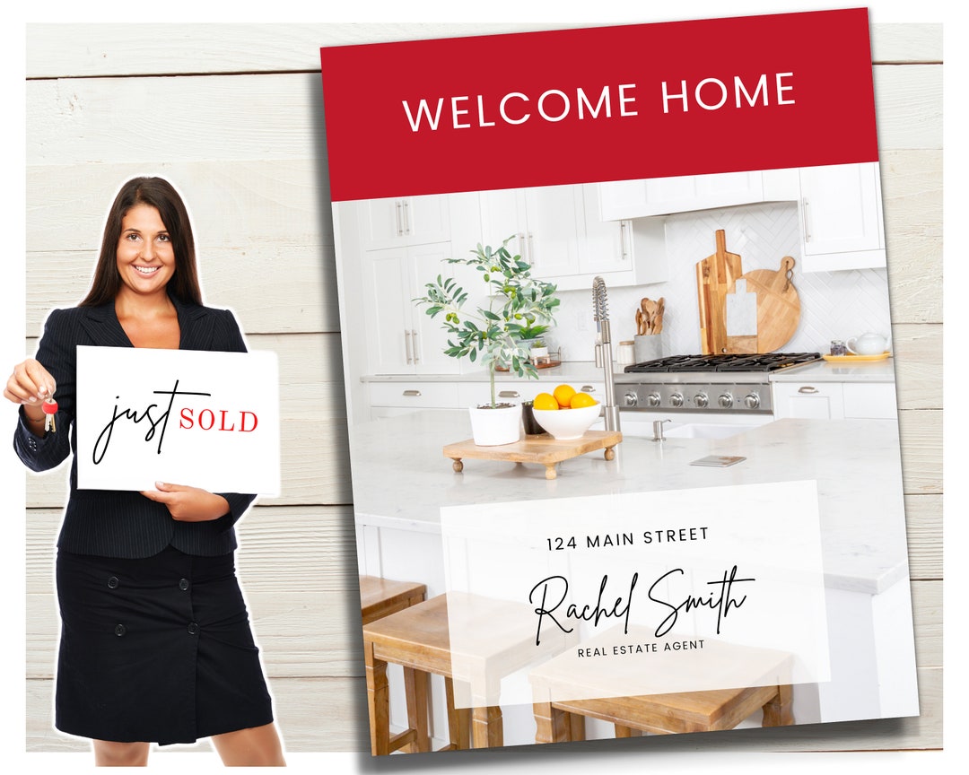 Real Estate Client Closing Guide Exit Packet | Red New Home Binder ...