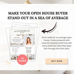 Open House Packet | Listing Flyer | Open House Sign in Sheet | Real ...