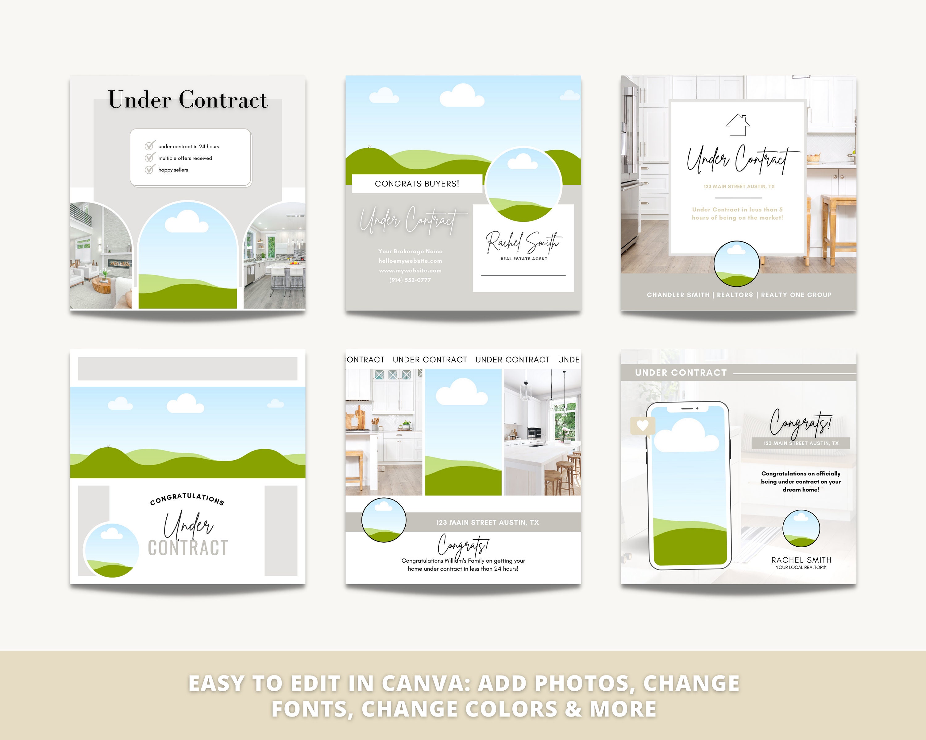 20 Under Contract Social Media Posts | Listing Updates | Real Estate ...