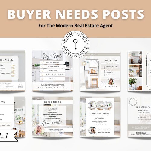 Buyer Packet Modern Marketing Template Canva Template 18 Page Real ...