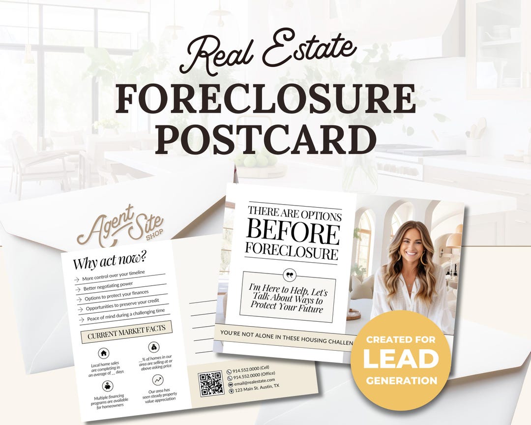 Foreclosure Real Estate Flyer | Real Estate Marketing | Canva Template ...