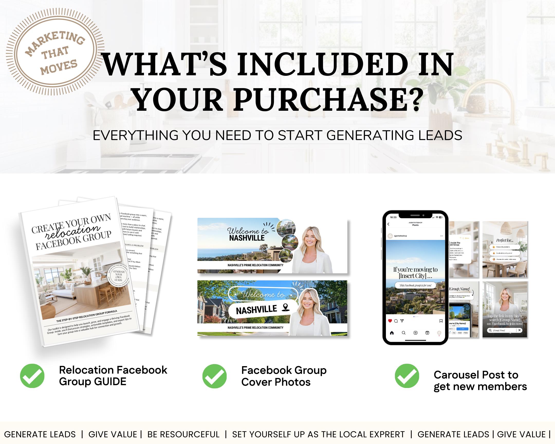 Create Your Own Relocation Facebook Group | Real Estate Agent Marketing ...