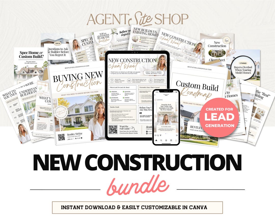 New Construction Bundle | New Home Builder Guide | New Construction ...