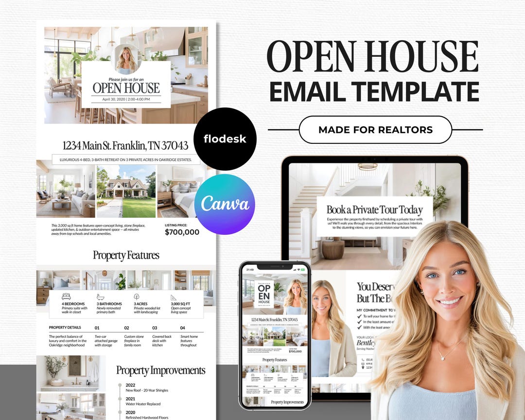 Open House Announcement Email Template | Open House Invitation | Open ...