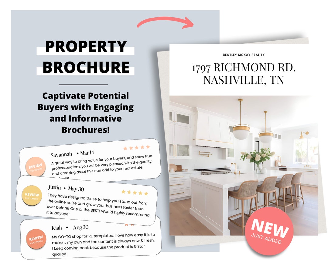 Real Estate Brochure | Property Brochure | Open House Brochure | for ...