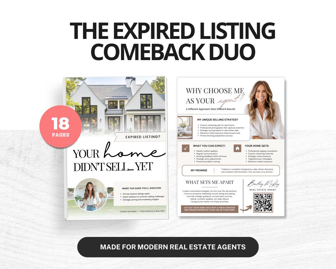Expired Listing Guide | Farming Prospecting | Real Estate Introduction ...