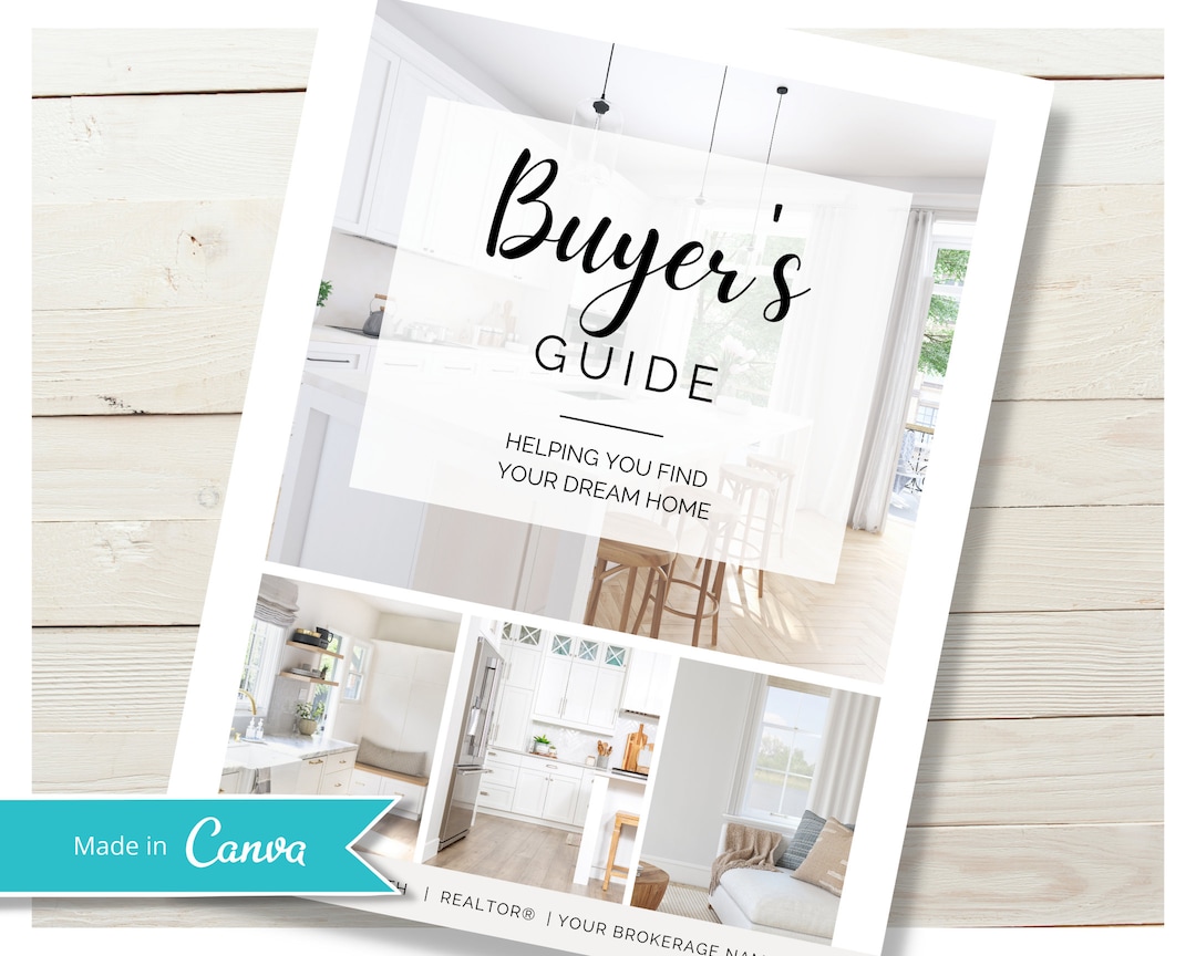 Home Buyer Guide | Buyer Packet | Agent Marketing Material | Real ...