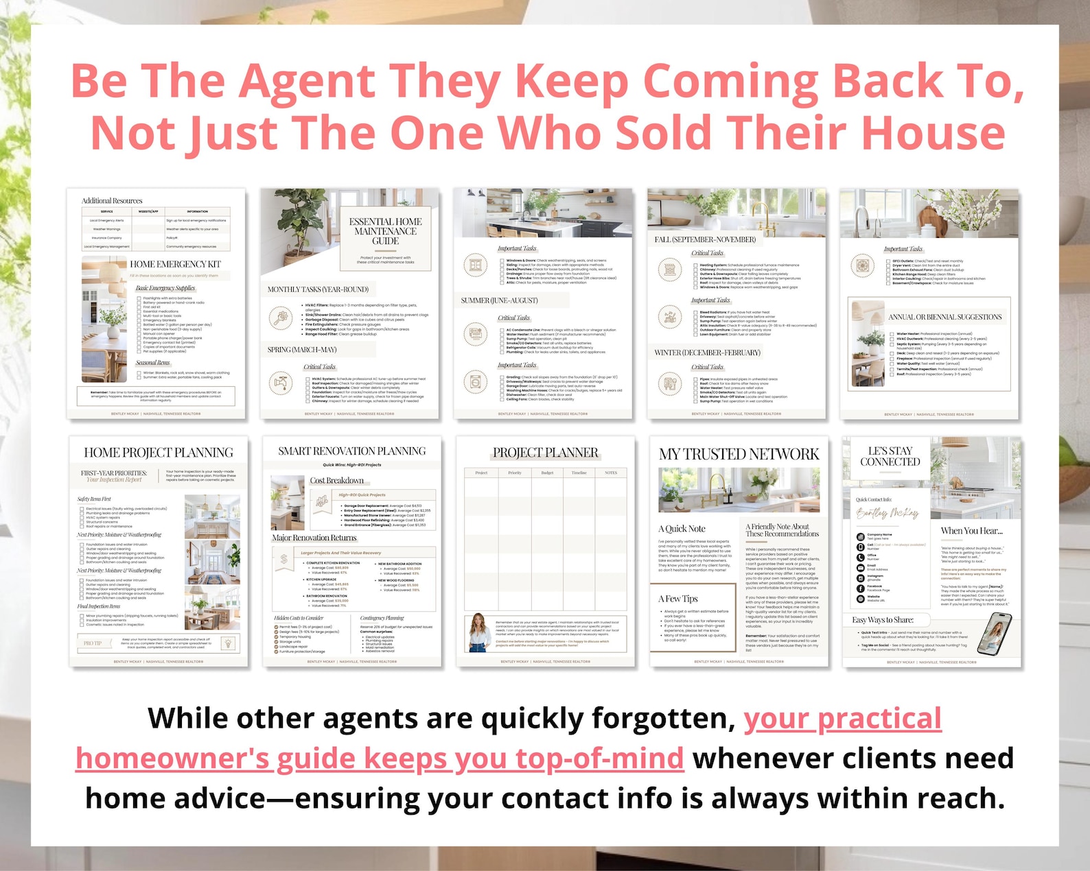 Closing Day Binder Template | New Homeowner Welcome Packet | New ...