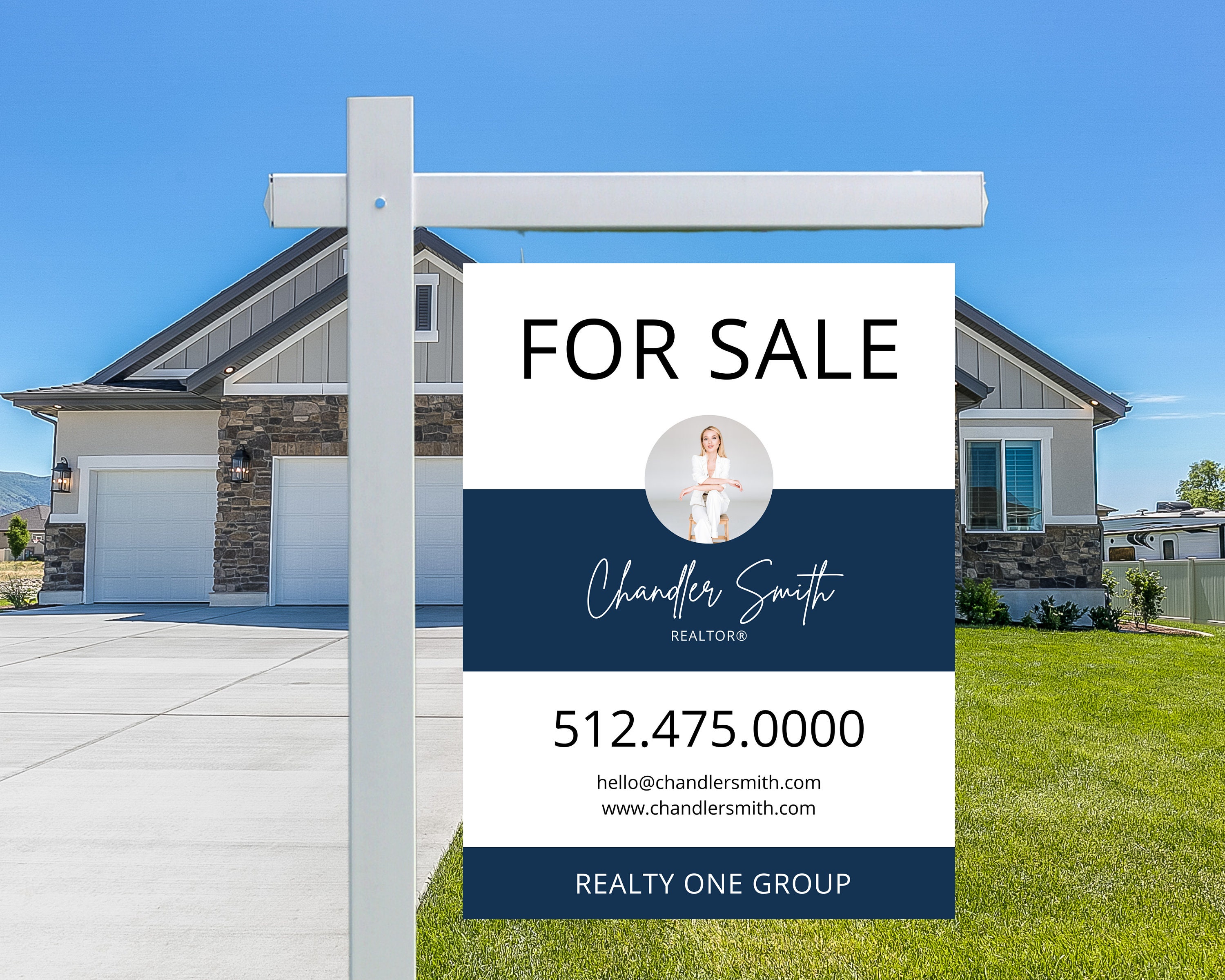 Real Estate Yard Sign Template For Sale Yard Sign Etsy Australia