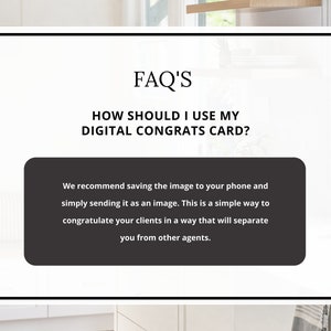 Digital Under Contract Congratulations Card | Real Estate Business Card ...