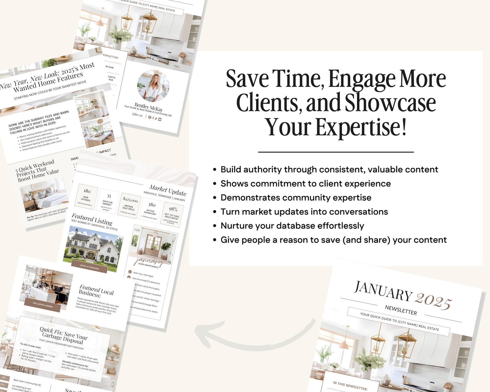 Real Estate January Newsletter | Real Estate Marketing | Real Estate ...
