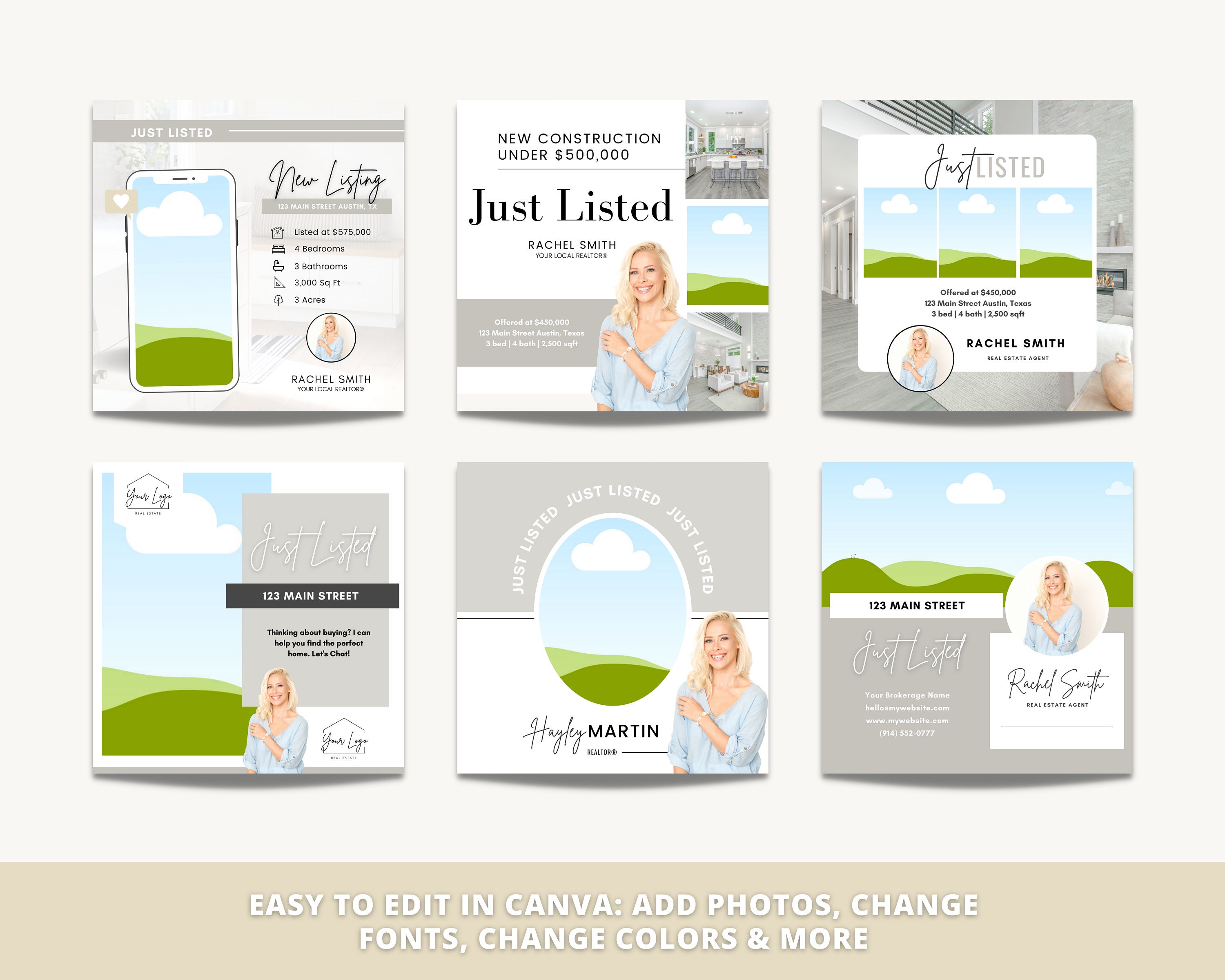 20 Just Listed Social Media Posts Listing Updates Just | Etsy