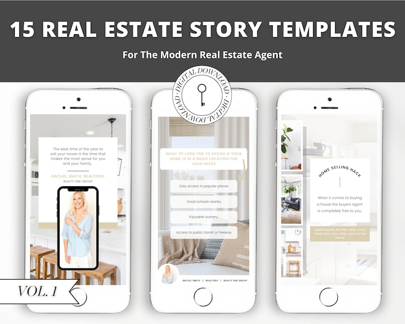 15 Real Estate Story Template | Real Estate | Social Media for Real ...