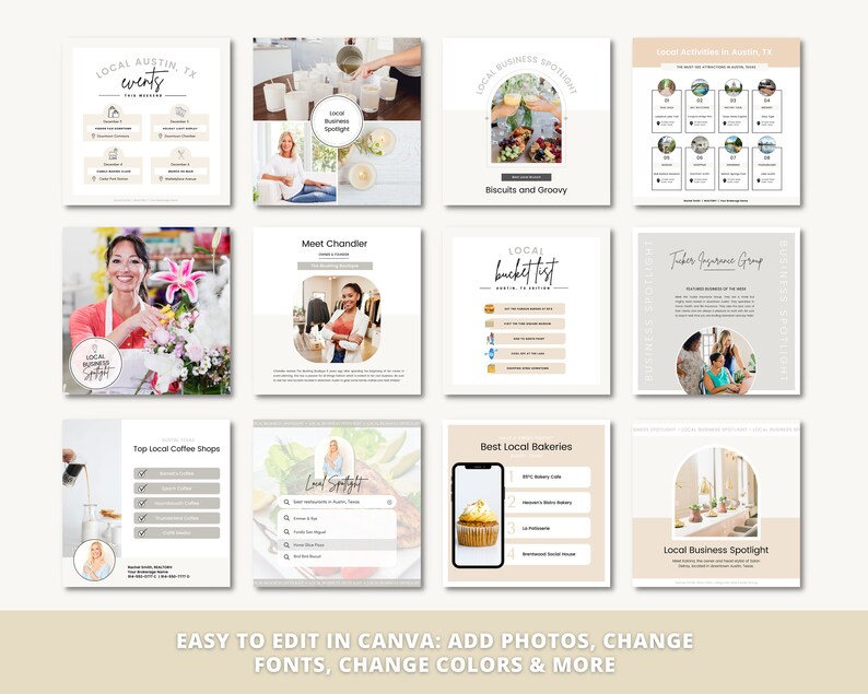 20 Local Business Spotlight Instagram Posts | Social Media for Agents ...