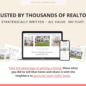 QR Code Postcard & Just Sold Landing Page | Home Seller Lead Generation ...