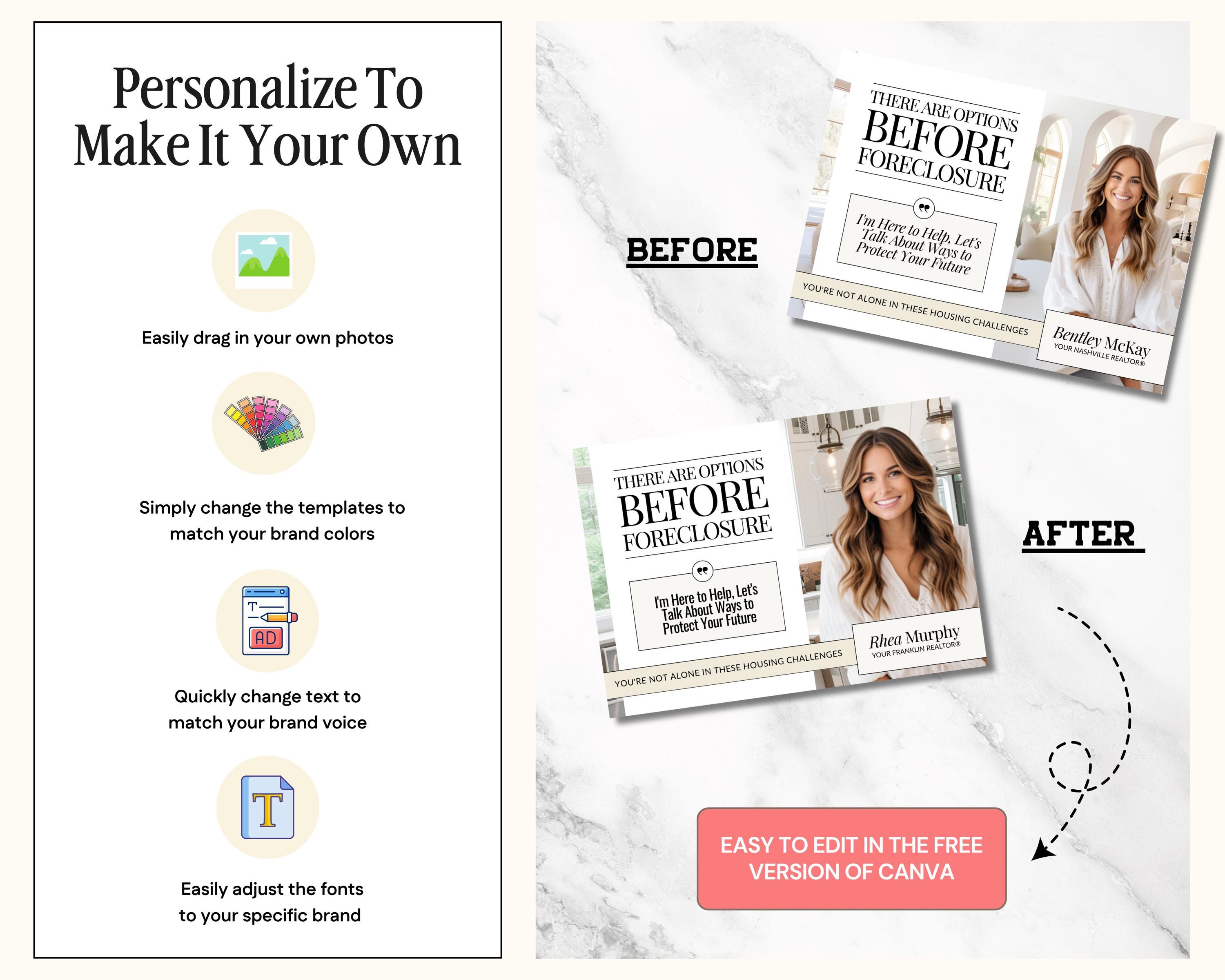 Foreclosure Real Estate Flyer | Real Estate Marketing | Canva Template ...