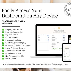 Short-term Rental Analysis Calculator Tracker | Rental Tracking ...