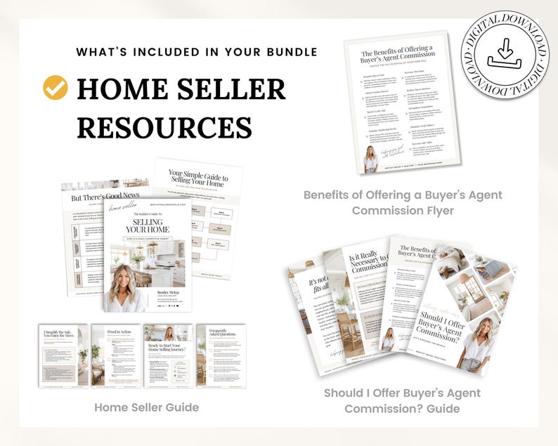 NAR Settlement Real Estate Agent Bundle | Home Buyer & Seller Guide ...