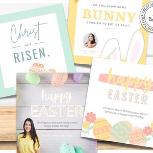 Easter Real Estate Instagram Posts | Real Estate Agent Marketing Canva ...