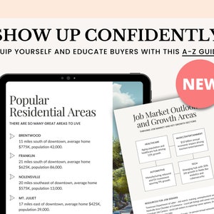 Real Estate Relocation Guide | Relocation Tool | City Welcome Template ...