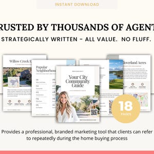 Neighborhood Guide | Community Guide | Real Estate Local Guide Template ...