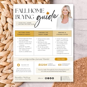 Fall Buying Tips Handout | Real Estate Marketing Flyer | Fall Market ...